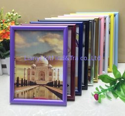 China PVC plastic hand-make high quality photo frame with different color available supplier