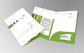 A4A5 size product folder company profile paper folder with business card pocket supplier