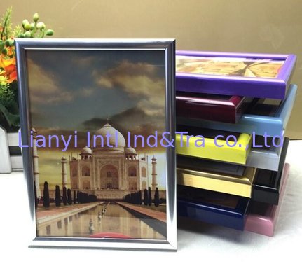 PVC plastic hand-make high quality photo frame with different color available supplier